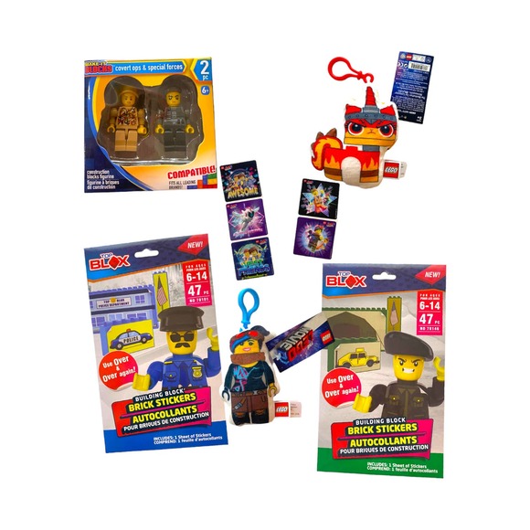 Custom Kelly's | Toys | Legos Movie Plush Figurines Top Blox Make It ...